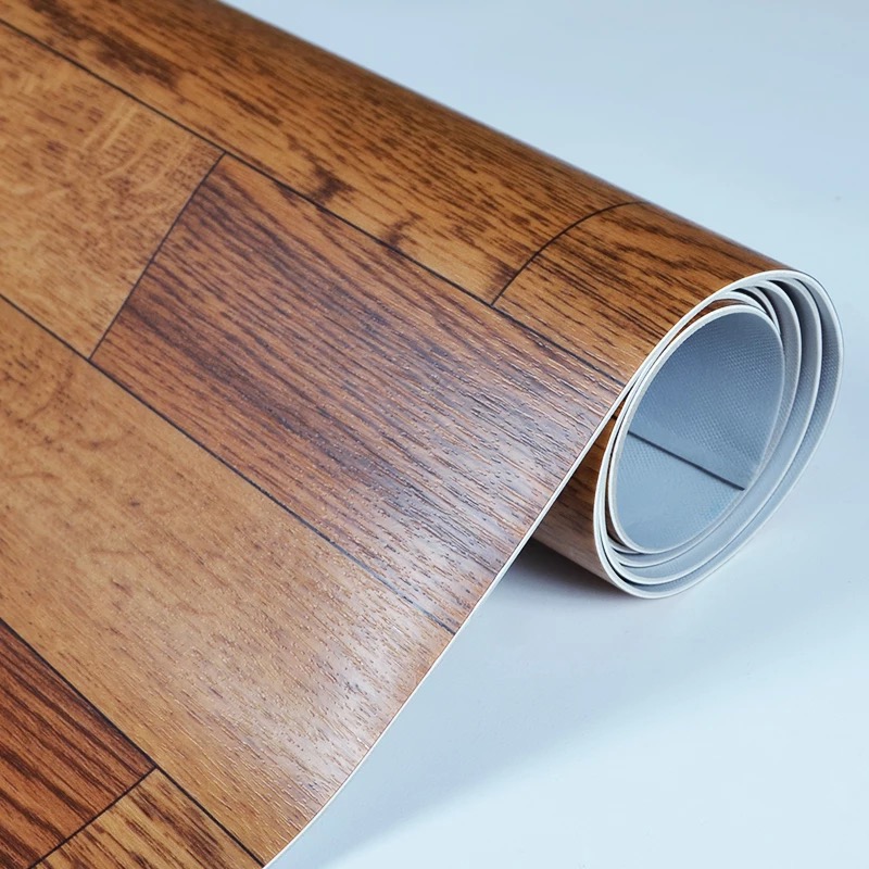 Decorative vinyl flooring non-slip PVC vinyl flooring plastic linoleum ...